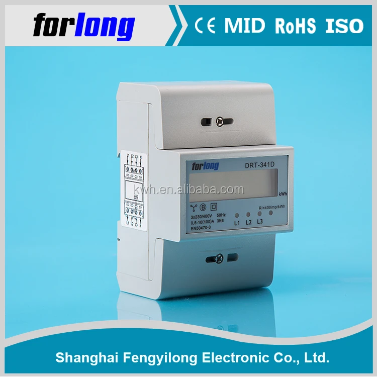 1000 Imp /kwh And Far Infrared Digital Power Meter For Renewable Power ...