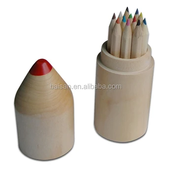 Natural Wood Colored Desktop Pencils Jumbo Color Pencil - Buy Natural ...