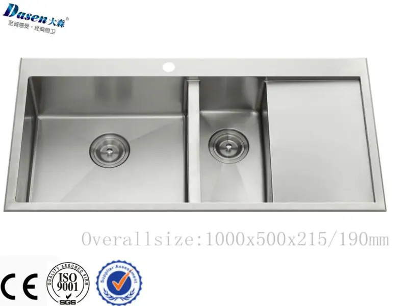 Promotional Price Handmade Commercial Double Bowl Kitchen Sink ...