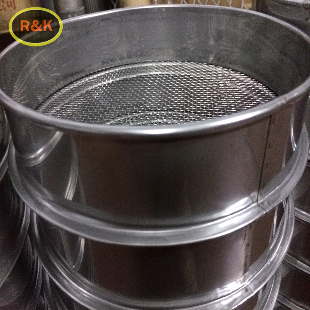 304 316 Stainless Steel Mesh Testing Sieve25 50 63 73 90 120 200 Micron ...