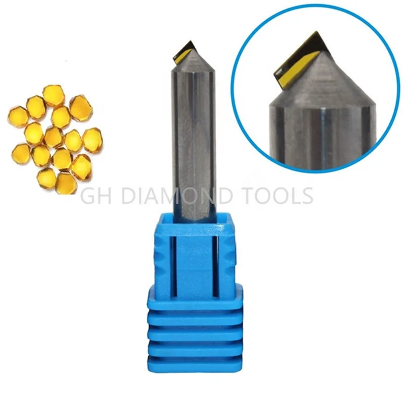 High Gloss Diamond Chamfering Milling Cutter MCD Diamond Chamfer End ...