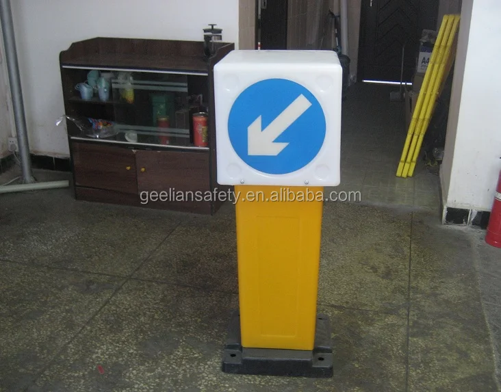 Traffic Sign LED Reflective lane Marker Crossing Guidance Sign Light ...