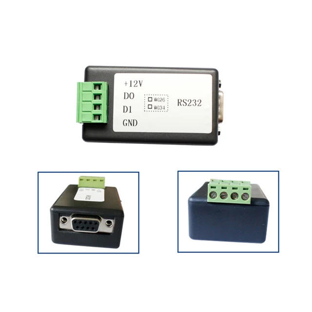 Rs232/usb Qr Barcode Scanner Reader To Wiegand Access Control Board ...