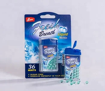 oral fresh breath liquid mint balls candy, View liquid mint, FUWEI ...