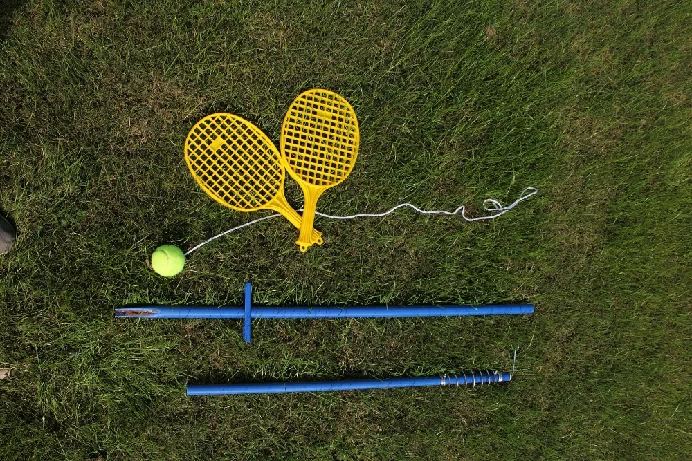 Custom Logo Outdoor Lawn Tennis Trainer Set with Tether