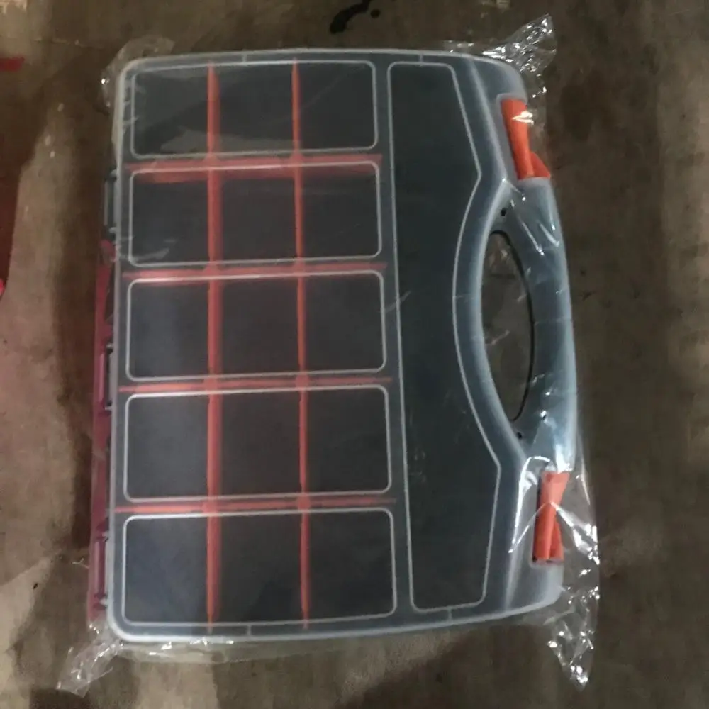 Plastic Tool Storage Transparent Packaging Box With Removable ...