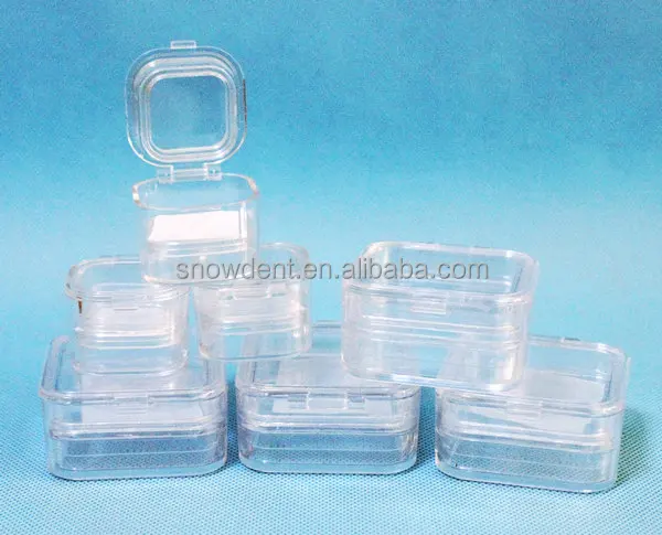 Factory Direct Clear Dental Crown Box Plastic Membrane Retainer Case ...
