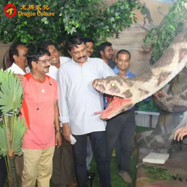 Life-size Outdoor Snake Animatronic Model Fiberglass And Metal ...