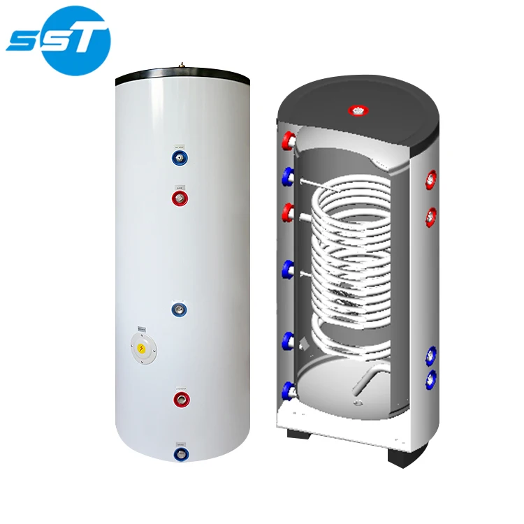 1000 Liter Dual Coil Solar Hot Dipped Galvanized Steel Water Tank - Buy ...