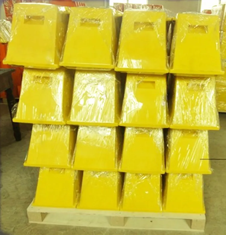 Large 120 Tons Truck Trailer Urethane Tire Chock Block - Buy Truck ...