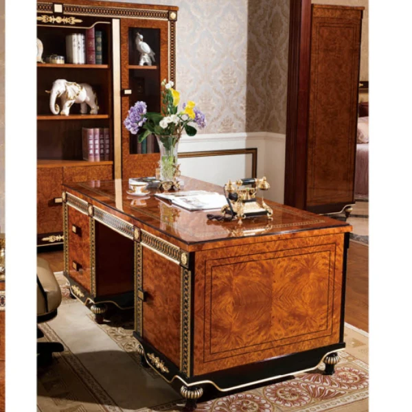 Yb69 Luxury Antique Vintage Chesterfield Leather Office Chair Solid ...