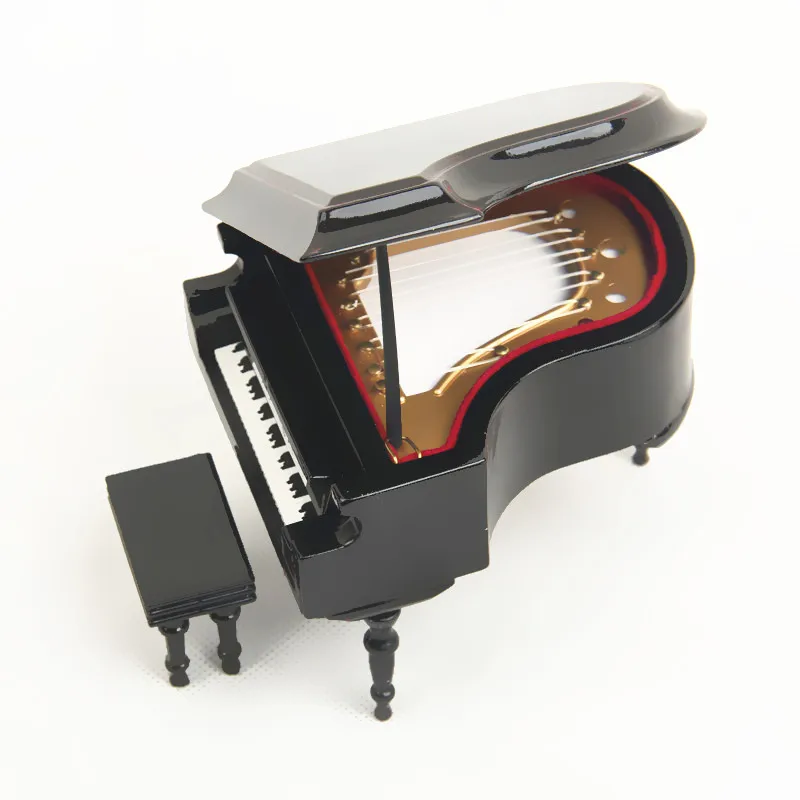 Mini Grand Piano Model Craft Mini Model Birthday Gift Mini Piano Music ...