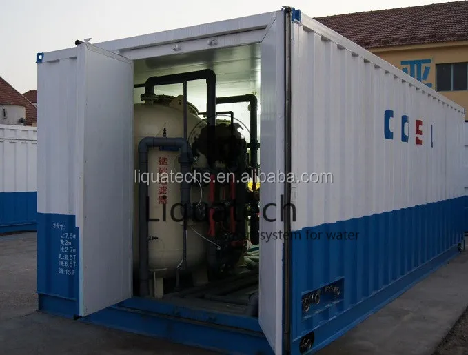 Modular High Output Self Contained 40ft Container Brackish Ro System ...