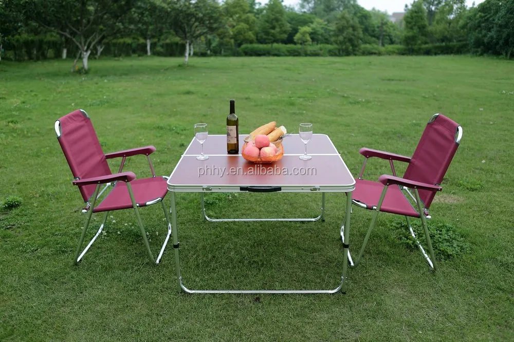 Portable Aluminum Briefcase Folding Table for Outdoor