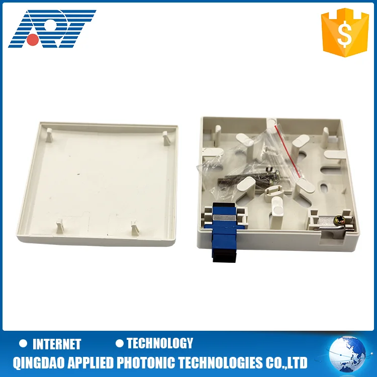 FTTH Fiber Optic Socket Box - Wall Mounted Mini Terminal