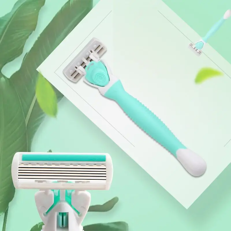 D631l 6 Blade Lady Woman Shaving Razor Hair Remove Razor 6 Blades ...