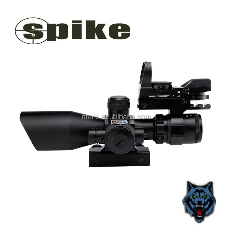Spike Optics 2.5-10x40er Scope with Red Dot Sight HD101