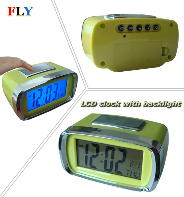 Mini LCD Digital Alarm Clock with Keychain| Alibaba.com