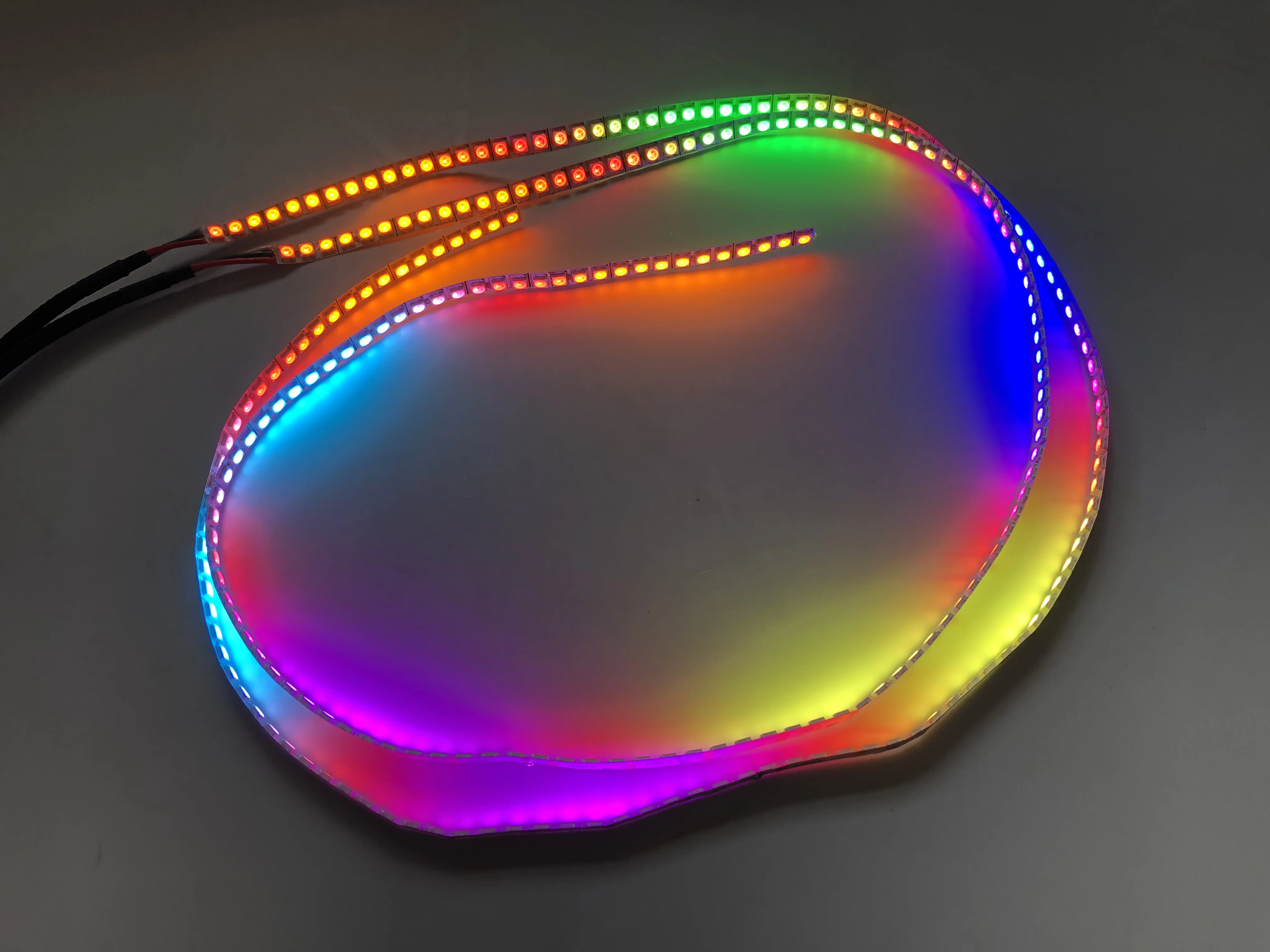 Automotive Led Lighting SK6812 Chasing RGB Flexible Strip Drl ...
