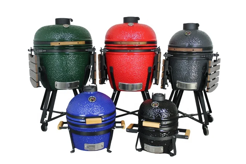 SEB KAMADO 21 Inch BBQ Grill - Durable Ceramic Charcoal Egg