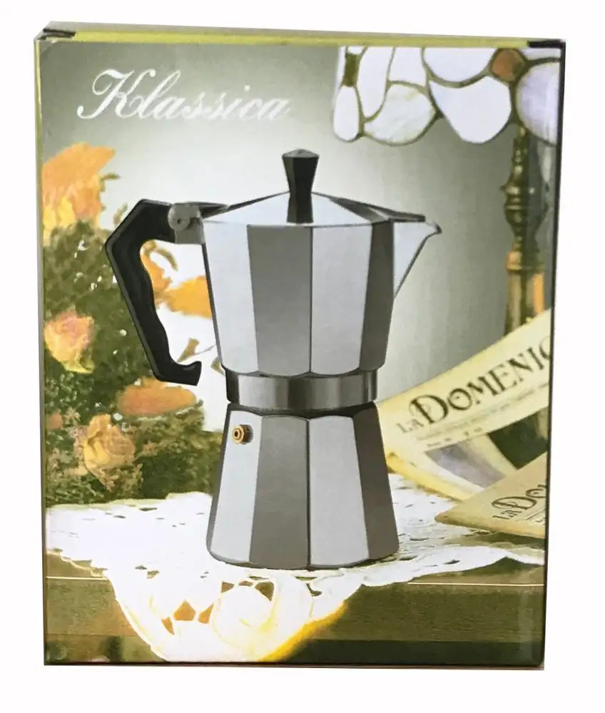 Italian Style Stove Top Aluminum Coffee Pot 3 6 9 Cups Espresso Moka ...