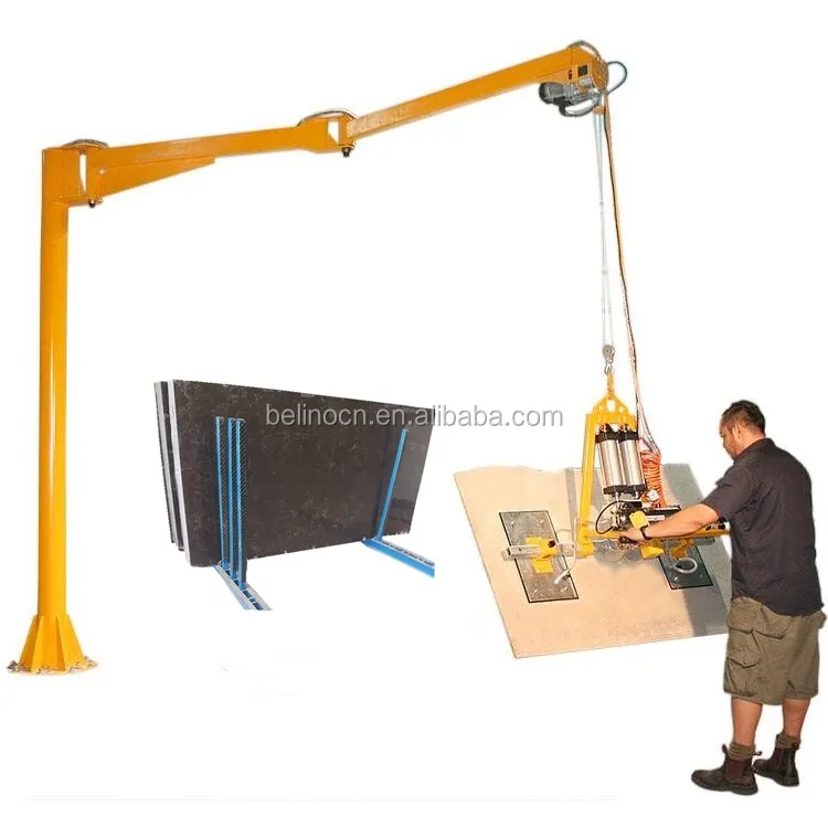 1ton Industrial Jib Crane - 360 Degree Rotation & 1 Year Warranty