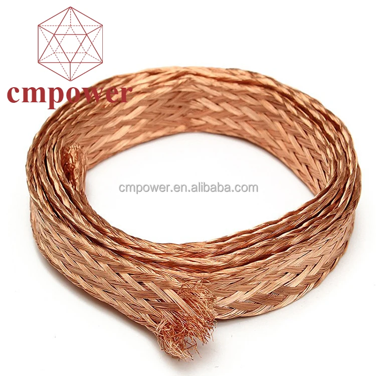Cmpower Flexible Earth Ground Strap Copper Braided Wire With Series ...