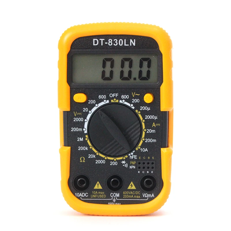 Dt-830ln Ac Dc Current Voltage Meter Mini Digital Multimeter Lcd ...