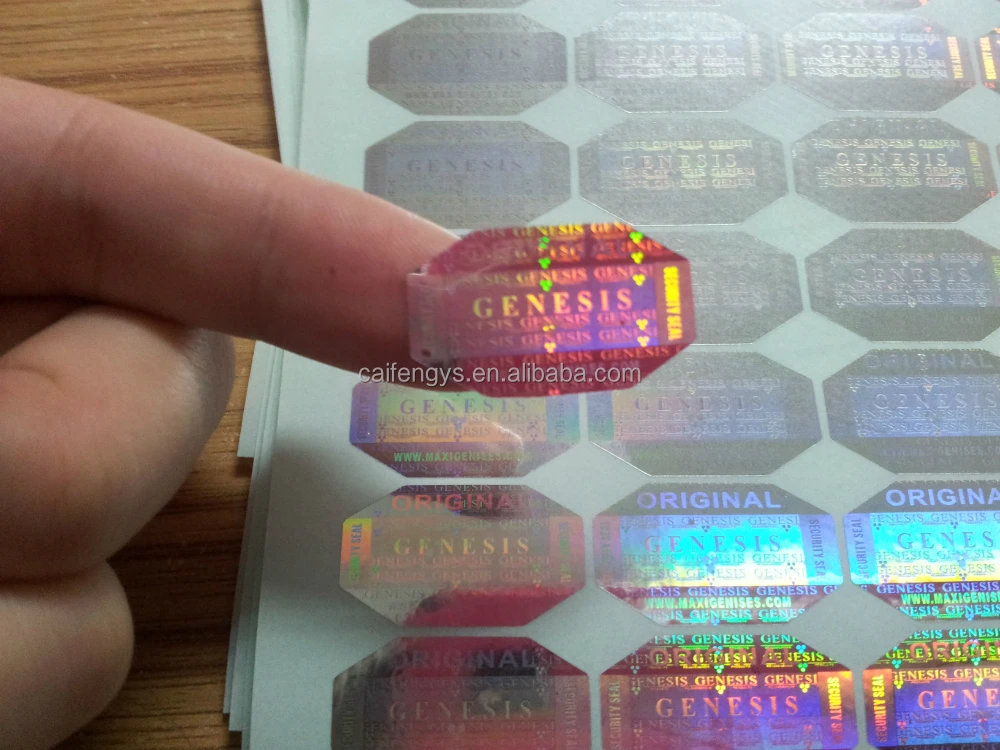 Custom Made 3D Transparent Hologram Sticker Printing Factory