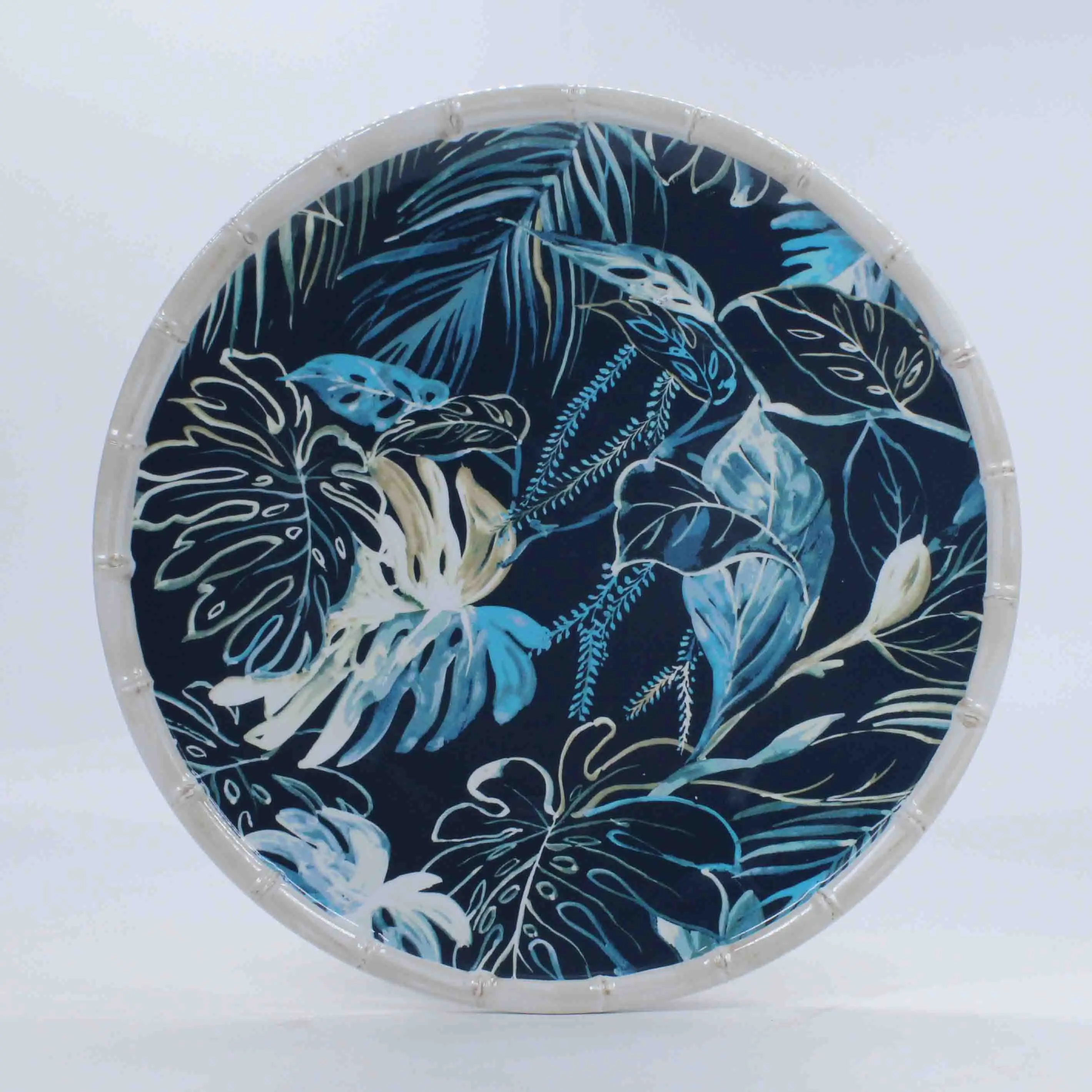 11" Bamboo Pattern Melamine Plate Custom Melamine Plate Melamine Dinner ...