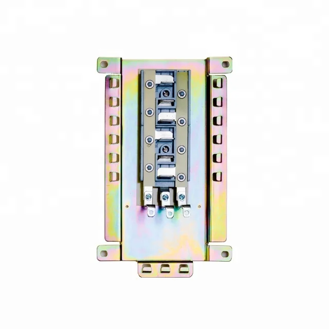 Mcb Pan Assembly Chassis Busbar 125a For Distribution Board - Buy ...