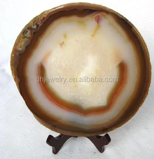 Wholesale Natural Agate Stone Folk Crafts Healing Coaster Agate Slices