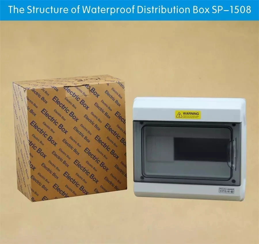 24 Pole Distribution Board Electrical Power Box Surface Mount 24 Way ...