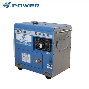 6kva Small Self Start Super Silent Soundproof Power Diesel Generator ...