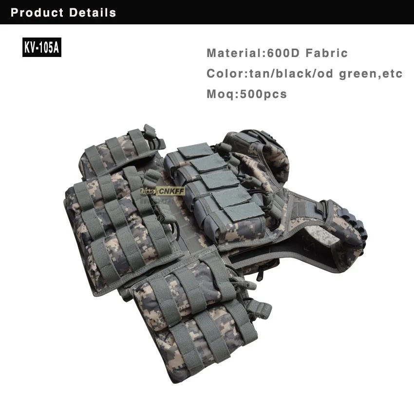 Tactical Vest With M4/m16 Magazine Pouch Protective Vest - Buy Tactical ...