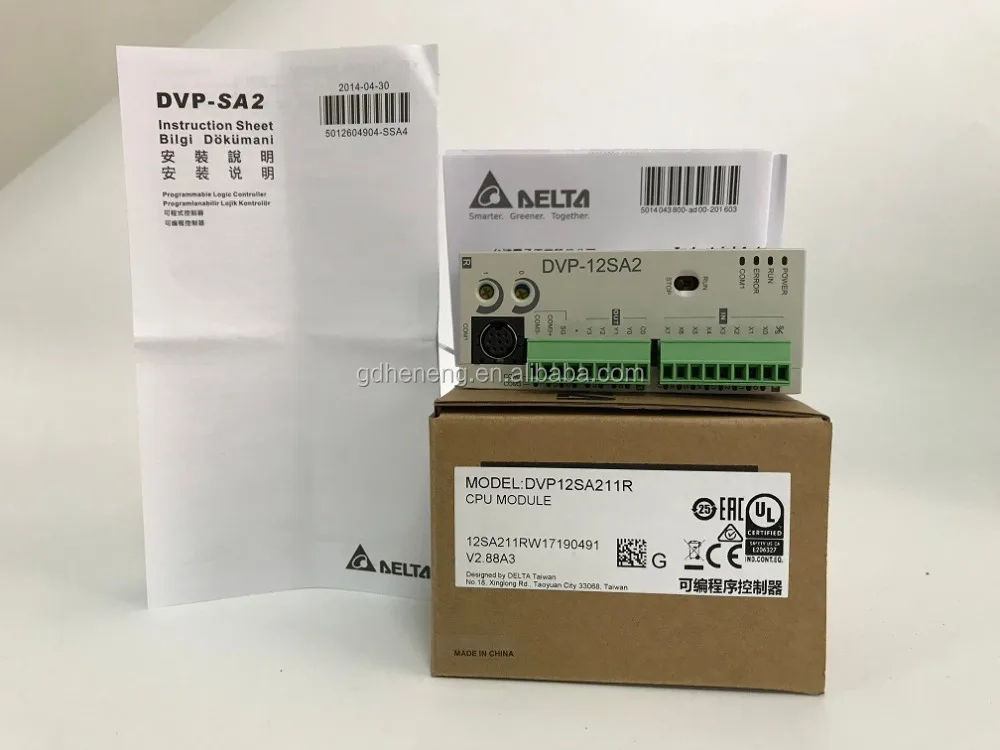 Delta Plc Controlador Dvp04ad-h Unitronics Plc De Alto Rendimiento ...