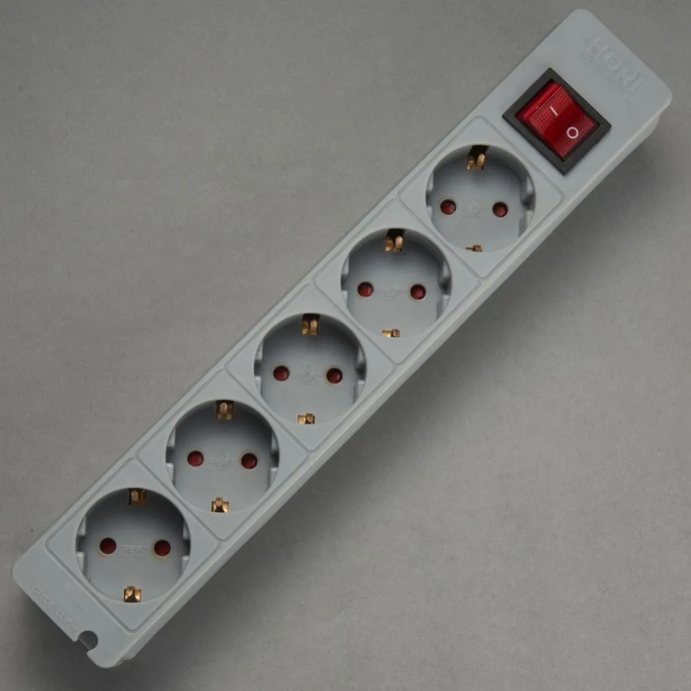 5 Gang Outlets European Extension Sockets - Buy Eu Extension Socket ...