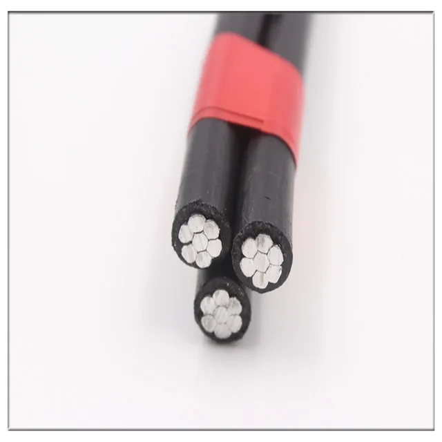 Aluminum Triplex Overhead Conductor 1/0-1/0-1/0 Gammarus Aluminum ...