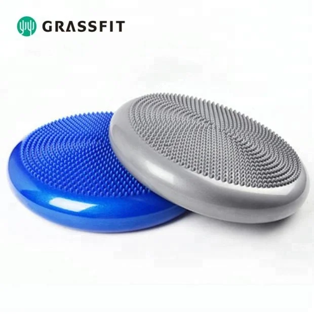 Durable Inflatable Stability Yoga Massage Wobble Cushion Balance Disc ...