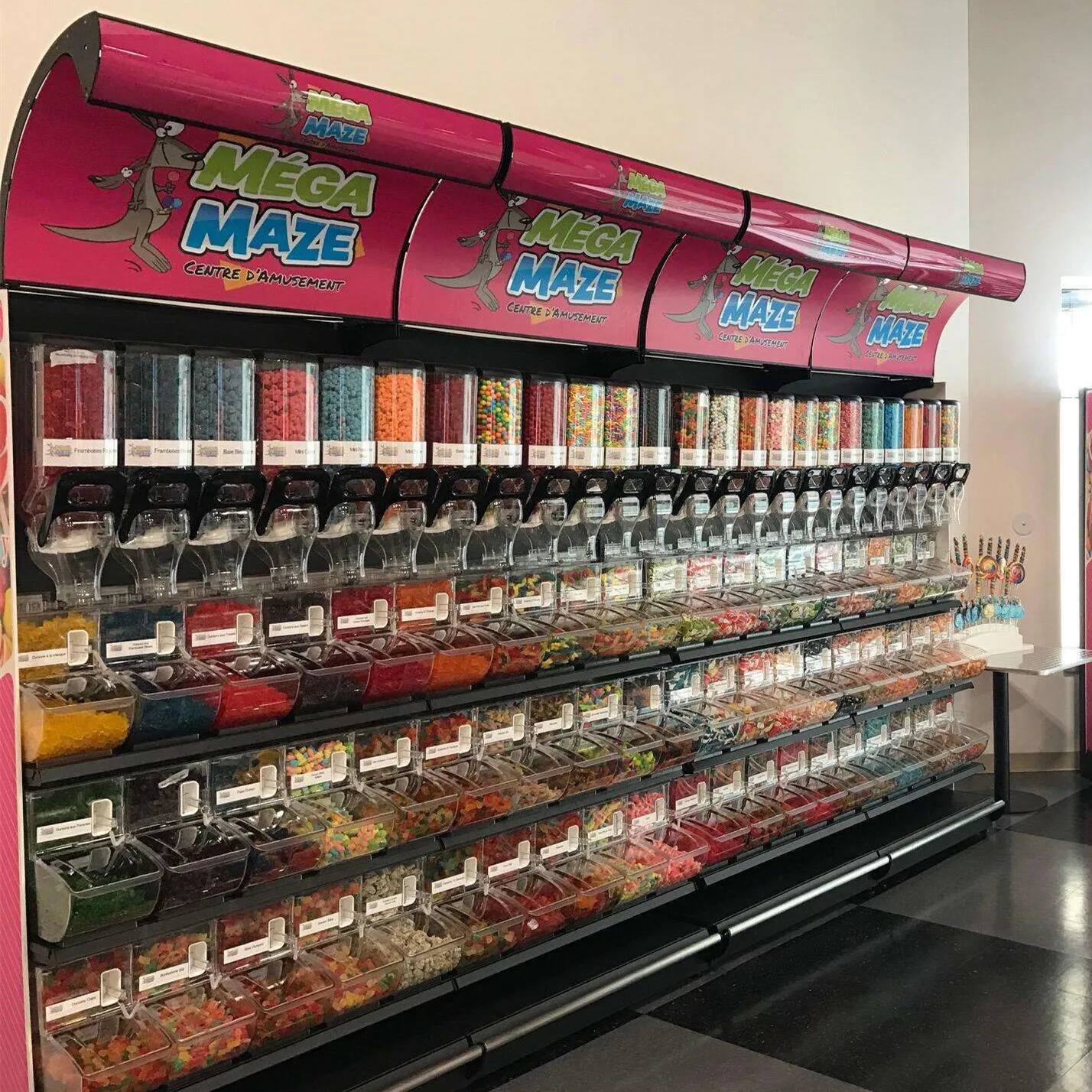 Supermarket Bulk Merchandise Sweets - Pick and Mix Shelves