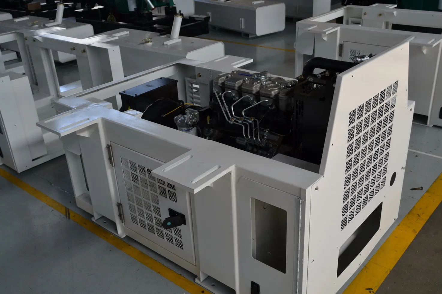 15KW Carrier Undermount Silent Diesel Genset Generator for Reefer Container