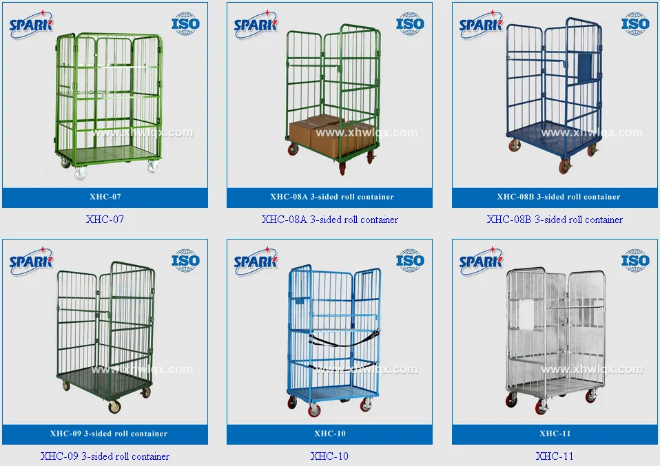 Heavy-Duty Steel Folding Mobile Logistics Trolleys Durable Express ...