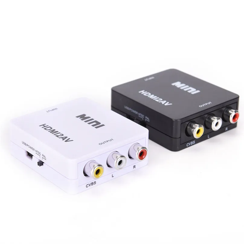 Hdmi To Av Rca Cvsb Av To Hdmi Converter Box Av2hdmi Hdmi2av Hd Video ...