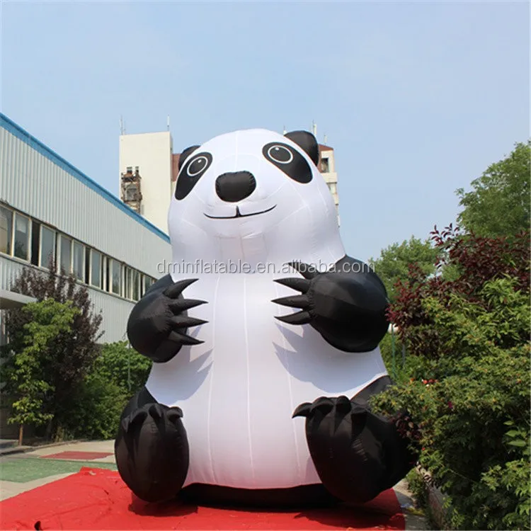 Giant Decoration Custom Inflatable Panda Costumes For Holiday With Led ...