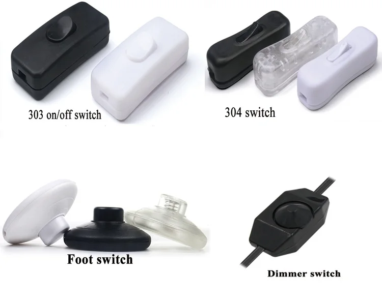 Inline Switch 303 304 Salt Lamp Nispt Us 2pin Holder Inline Polarized ...