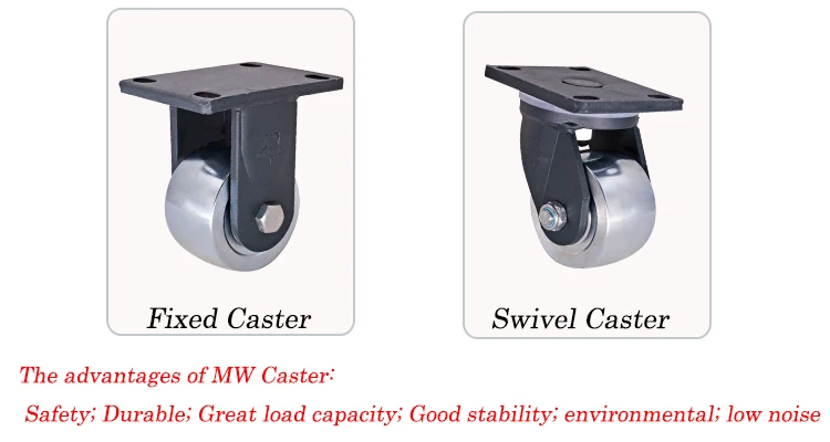 Extra Heavy Duty 1800 KG 4 Inch Steel Swivel Caster Wheel