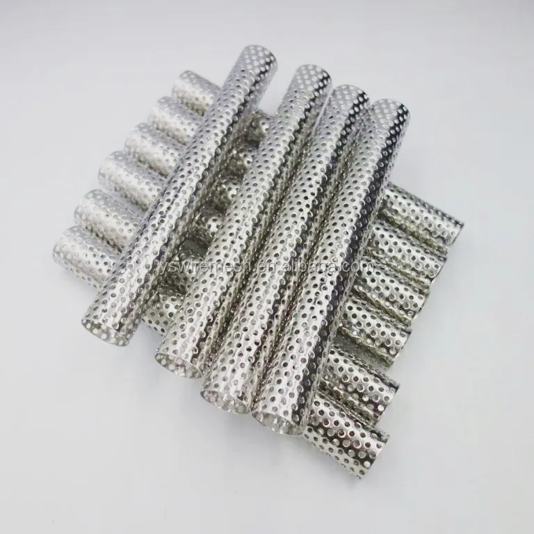 Stainless Steel Perforated Filter Cylinder / Punching Hole Filter Tube ...