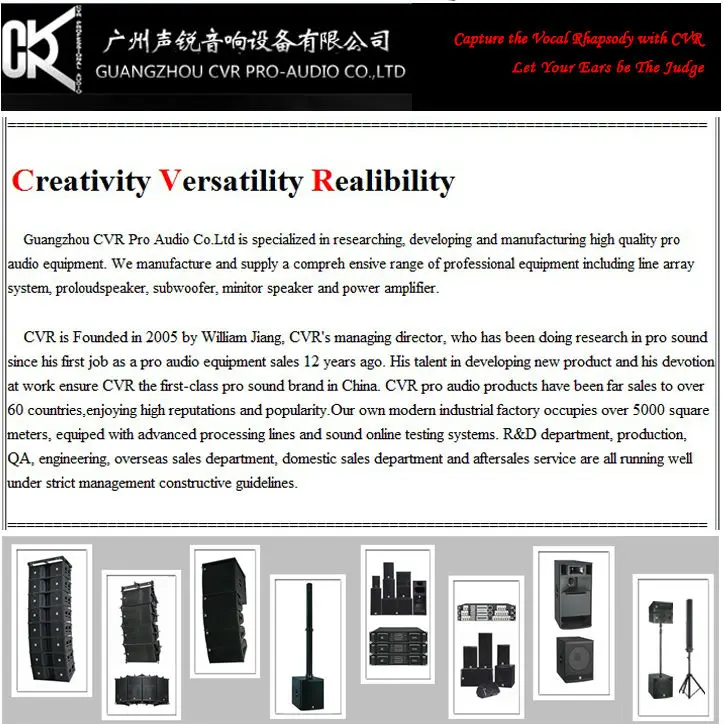 CVR Audio 21 Inch Neodymium Woofer - 1500watt Speakers