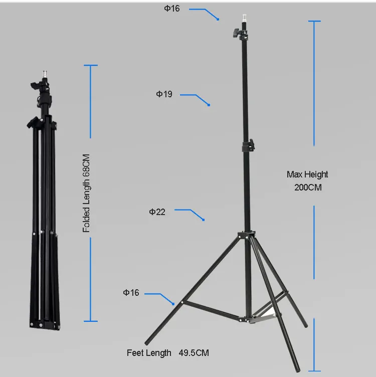 Professional Photo Studio Light Stand for Softbox Umbrella Studio Light ...