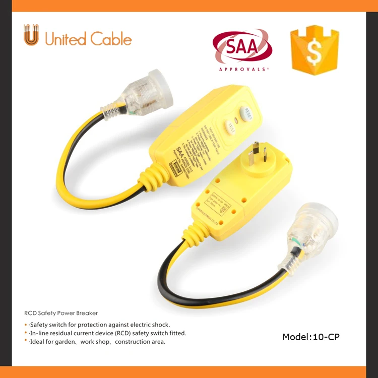 Saftey Portable Australia Standard RCD Plug| Alibaba.com